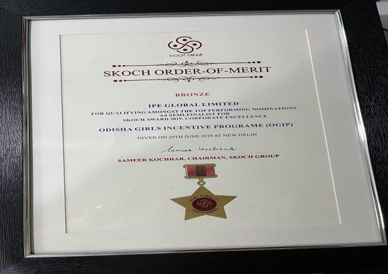 OGIP wins SKOCH Order of Merit Award – IPE Global